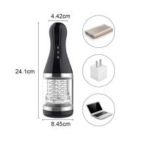 China Wolf Warrior 7 Frequency Rotating Masturbation Cup Hands Free ABS TPE Male Sex Toy for sale