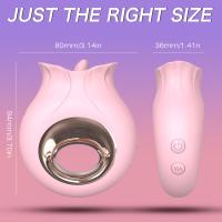 China Wholesale Adult Licking Tongue Vibrator Sex Toy for Women 9 Modes Stimulator 95mm for sale