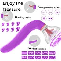 China Clitoral Stimulator Vibrator with Oral Licking Tongue for Women for sale