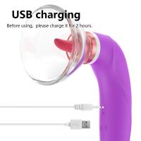China Clitoral Stimulator Vibrator with Oral Licking Tongue for Women for sale