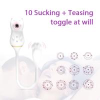 China Body Safe Silicone G Spot Sucking Vibrator 10 Frequency 295mm Adult Sex Toy for Women for sale