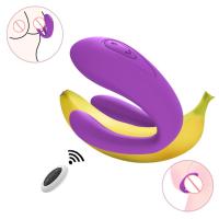 China Wholesale Wireless Vibrator Clip Shape Sex Toy for Women Remote Control 10 Speeds IPX6 Waterproof for sale