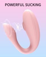 China Silicone Clitoral Vibrator for Women 3.7V Rechargeable Sucking Massager IPX65 Waterproof for sale