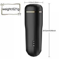 China Automatic Male Masturbator with Suction Vibrating Stroker USB Rechargeable IPX6 Waterproof 24.5cm Silicone for sale