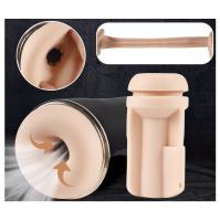 China Automatic Male Masturbator with Suction Vibrating Stroker USB Rechargeable IPX6 Waterproof 24.5cm Silicone for sale