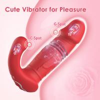 China APP Controlled G Spot Vibrator with 7 Vibration Modes Triple Stimulation Retractable Wearable 160g for sale