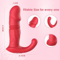 China APP Controlled G Spot Vibrator with 7 Vibration Modes Triple Stimulation Retractable Wearable 160g for sale