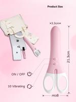 China Medical Grade Silicone Scissors Vibrator 9 Modes APP Long Distance Control G Spot Stimulator USB Rechargeable Waterproof for sale