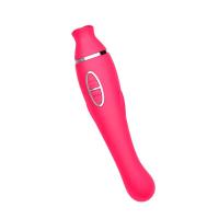 China Silicone Sucker Vibrator Sex Toy 36 Vibration Modes USB Rechargeable 198mm for sale