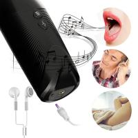 China 7 Frequency Thrusting Masturbation Cup with Suction Base and Headphone Sound ABS TPE 18 PCS for sale