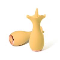 China Flower Shape Tongue Licker G Spot Silicone Vibrator Powerful Slime for Women 10 Speed for sale