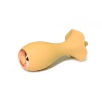 China Flower Shape Tongue Licker G Spot Silicone Vibrator Powerful Slime for Women 10 Speed for sale