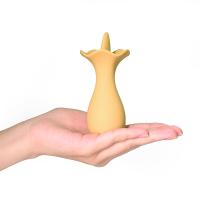 China Flower Shape Tongue Licker G Spot Silicone Vibrator Powerful Slime for Women 10 Speed for sale