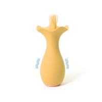 China Flower Shape Tongue Licker G Spot Silicone Vibrator Powerful Slime for Women 10 Speed for sale