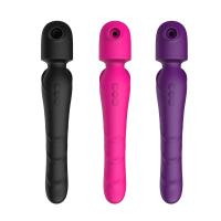 China Rechargeable Suckler Vibrator Flap AV Massage Vibrator Female Adult Products 10 Speed for sale