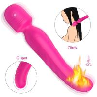 China Silicone AV Wand Massager G Spot Vibrator for Women 10 Speed Adult Sex Toy for sale