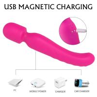 China Silicone AV Wand Massager G Spot Vibrator for Women 10 Speed Adult Sex Toy for sale