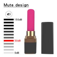 China Rechargeable Mini Bullet Vibrator 10 Speeds Waterproof Silicone Lipstick Design Sex Toy for Women for sale