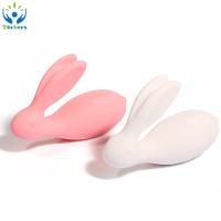 China Rabbit Wearable Vibrator Clitoris Vibrating Egg with APP Control 2 Motors 8 Frequencies Rechargeable Silicone Adult Sex Toy for Women for sale