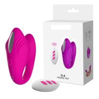 China Remote Control U Shape Dual Stimulation Vibrator Silicone 12 Speed USB Rechargeable Couples Sex Toy for sale