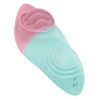 China Wireless Remote Control Wearable Butterfly Vibrator with Clitoral and G-Spot Stimulation APP Control 90min Charging for sale
