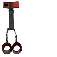 China BDSM Slave Restraint Set PU Leather Collar Wrist Cuffs Mouth Gag 150g SM-009 for sale