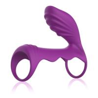 China Waterproof Silicone Penis Ring 12 Modes Vibration Couples Clitoral Stimulator USB Charge for sale
