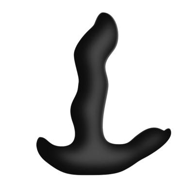 China Remote Control 7 Frequency Vibration Anal Butt Plug Sex Toy 14cm Medical Silicone for sale