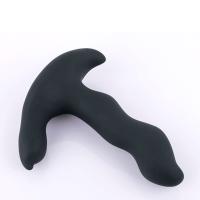 China Remote Control 7 Frequency Vibration Anal Butt Plug Sex Toy 14cm Medical Silicone for sale