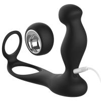 China Remote Control Prostate Massager Anal Plug Silicone Waterproof 7 Speed Vibrator Ejaculation Ring for Men for sale
