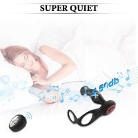 China Remote Control Prostate Massager Anal Plug Silicone Waterproof 7 Speed Vibrator Ejaculation Ring for Men for sale