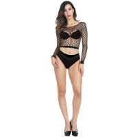 China Sexy Lace Babydoll Lingerie for Women Plus Size Sleepwear Black Spandex 2XL for sale