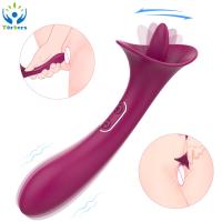 China Torbers Tara Licking G Spot Vibrator 9 Modes Silicone Rechargeable Sex Toy for Women IPX7 Waterproof for sale