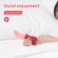 China Rechargeable Waterproof Tongue Licking Vibrator 85mm 10 Modes Clitoral Stimulator Silicone Adult Sex Toy for Women Couples for sale