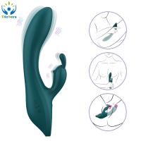 China Wholesale Silicone Rabbit Vibrator 7 Vibration Modes Realistic Glans Sex Toy for Women Adults for sale