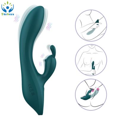China Wholesale Silicone Rabbit Vibrator 7 Vibration Modes Realistic Glans Sex Toy for Women Adults for sale