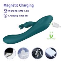 China Wholesale Silicone Rabbit Vibrator 7 Vibration Modes Realistic Glans Sex Toy for Women Adults for sale