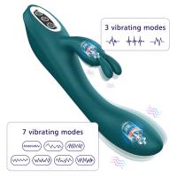 China Wholesale Silicone Rabbit Vibrator 7 Vibration Modes Realistic Glans Sex Toy for Women Adults for sale