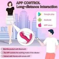 China APP Controlled Wearable Butterfly Vibrator for Women Remote Control Silicone G Spot Stimulator 6.06 x 4.72 x 2.05 inches for sale