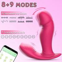 China APP Controlled Wearable Butterfly Vibrator for Women Remote Control Silicone G Spot Stimulator 6.06 x 4.72 x 2.05 inches for sale