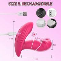 China APP Controlled Wearable Butterfly Vibrator for Women Remote Control Silicone G Spot Stimulator 6.06 x 4.72 x 2.05 inches for sale