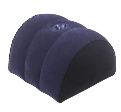 China PVC Flocking Inflatable Sex Position Pillow Wedge Cushion for Adult BDSM Play Adjustable Support for sale