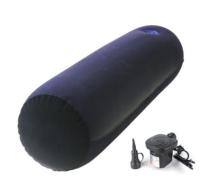 China PVC Flocking Inflatable Sex Position Pillow Wedge Cushion for Adult BDSM Play Adjustable Support for sale