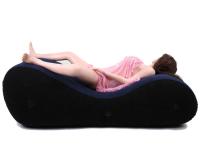 China Inflatable Sex Sofa Love Bed Portable Air Sleeping Pillow 150x50x61cm PVC for sale