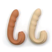 China USB Rechargeable Licking Vibrator with Clitoral Stimulator and G-spot Swing 10 Modes for sale