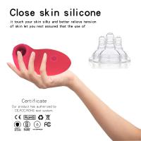 China Sucking Vibrator for Women with Replaceable Tongue Licking Headgear 3.7V Silicone Dildo for sale