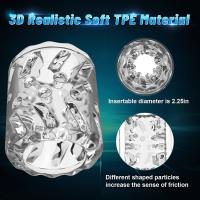 China 7 Modes Telescopic Rotating Electric Male Masturbator with Hidden Magic Cube Design 12V for sale