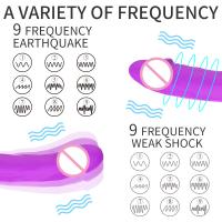 China Wholesale Remote Control Vibrating Double Big Size Dildo Silicone Sex Toy for Women 304mm for sale