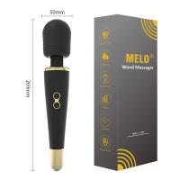 China TORBERS AV Wand Massager 26.8cm Silicone Rechargeable Vibrator with 5 Speeds IPX6 Waterproof for sale