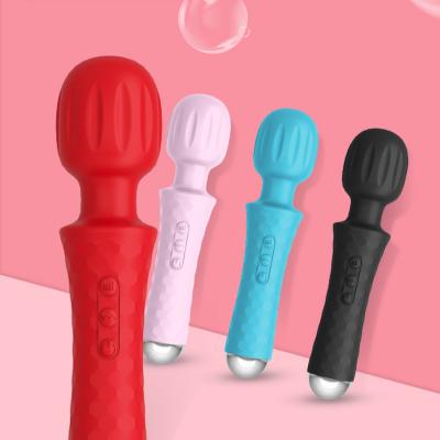 China Silicone AV Wand Vibrator 8 Speed 20 Mode Body Massager 207mm 162g for sale